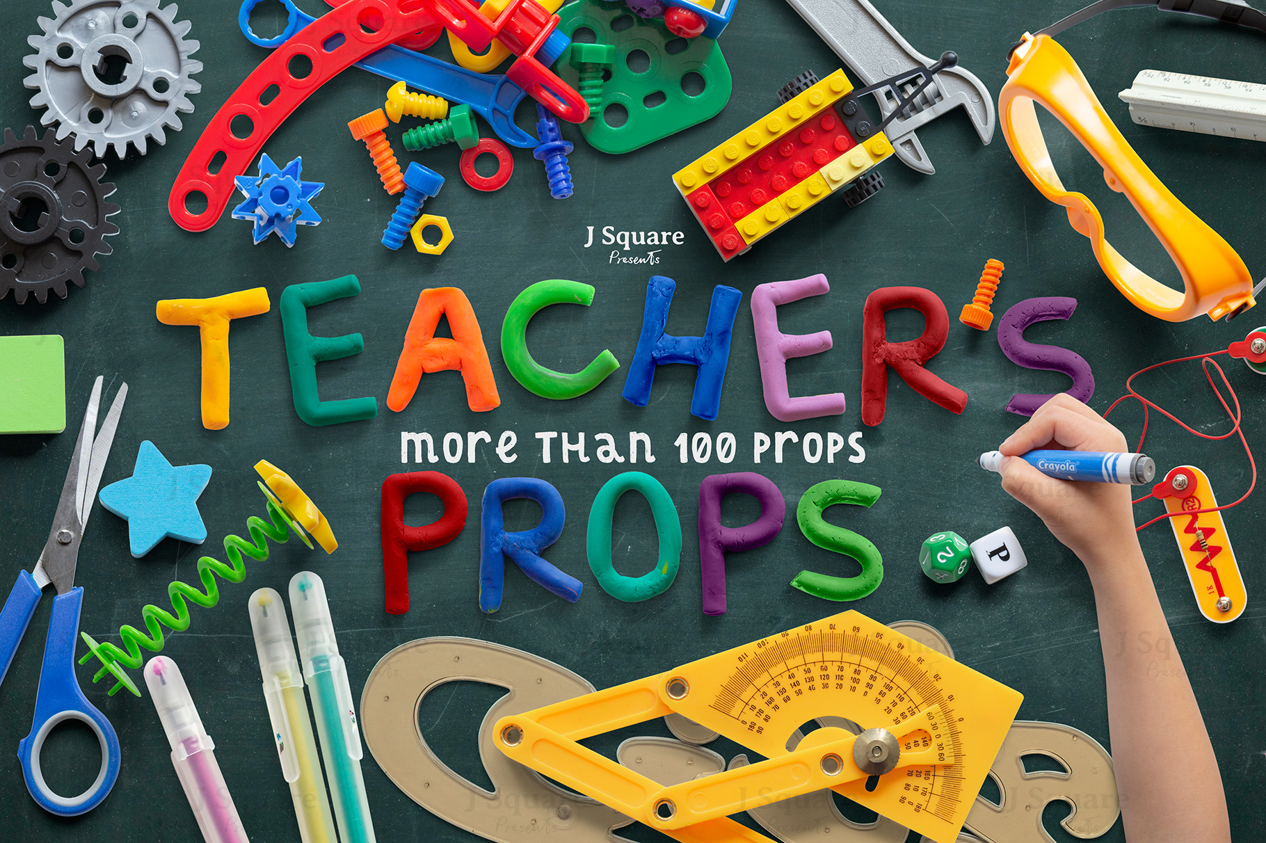 Teacher's STEM Props, a Pens & Pencil Mockup by JSquarePresents ...