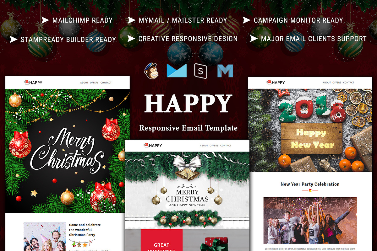 Happy - Responsive Email Template, an Email Template by Pennyblack ...