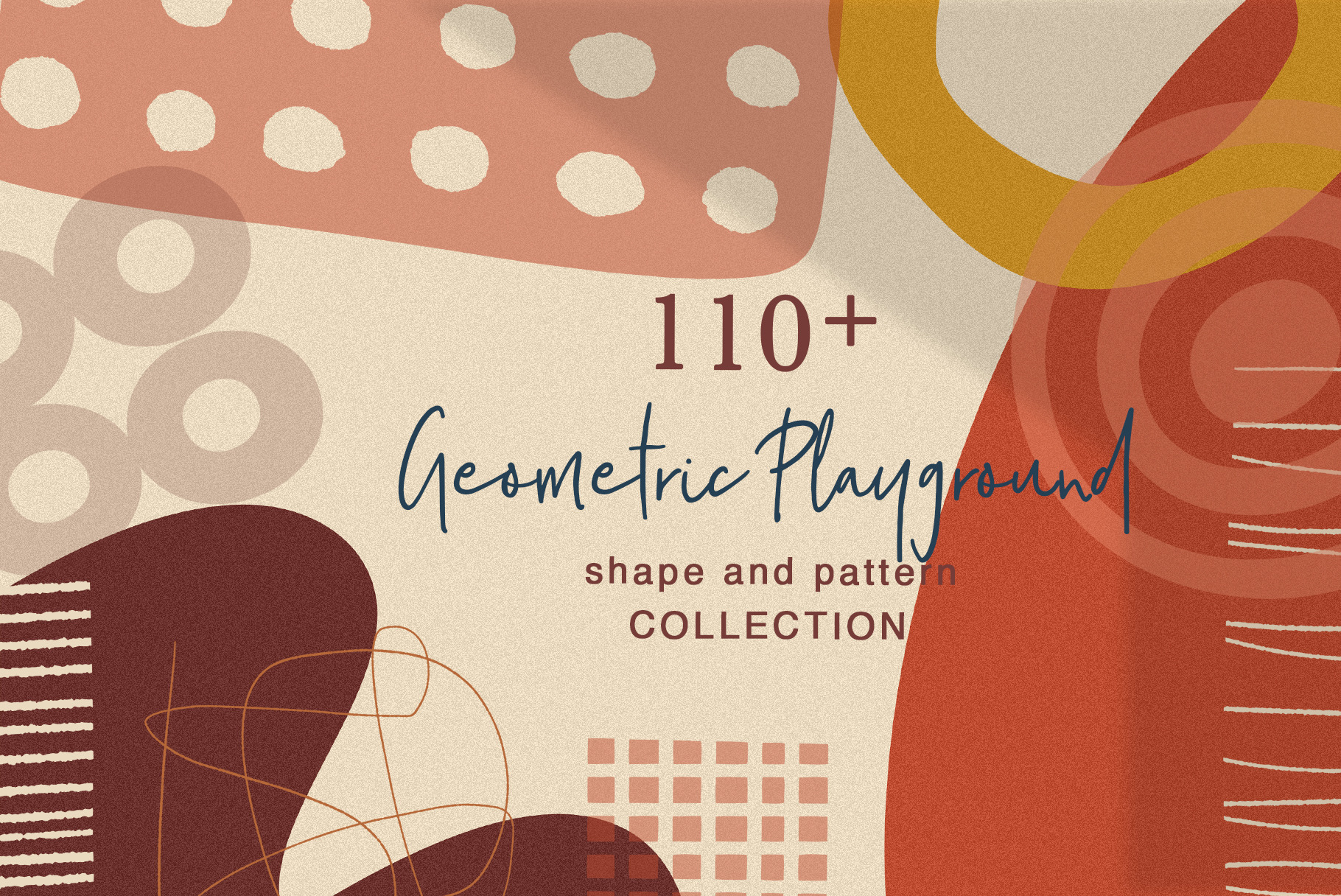 Geo Playground: Shapes+Patterns, an Illustration by Sweet Fig
