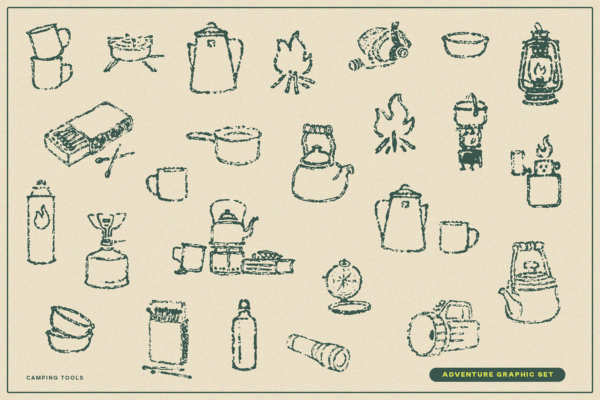 Adventure Graphic Set, a Graphic by Refolve Design