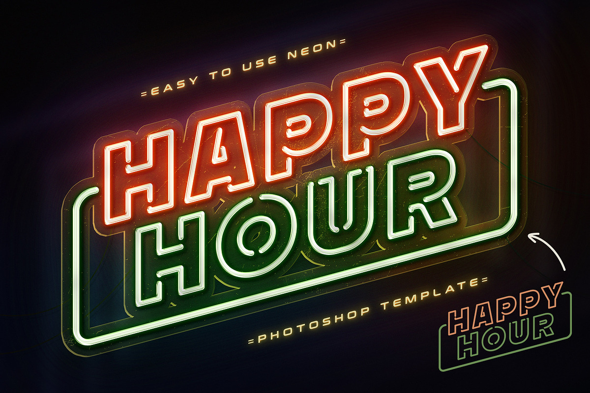 Neon Signage - Pro Sign Master, a Layer Style Add-On by Andrew Skoch Design