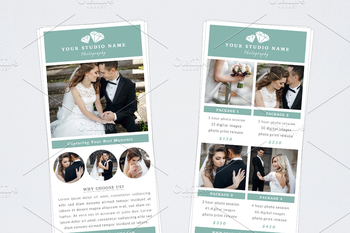 Photography Rack Card Template, a Flyer Template by NM-Design-Studio