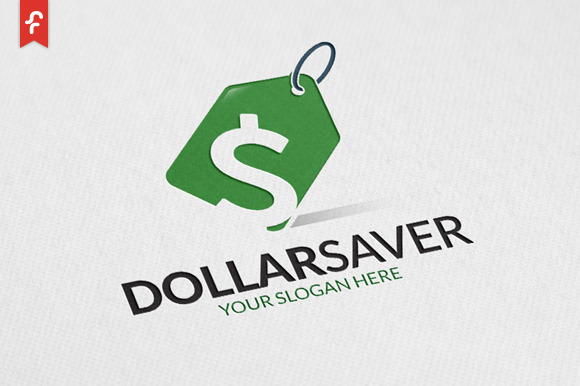 Dollar Saver Logo, a Branding & Logo Template by ft.studio