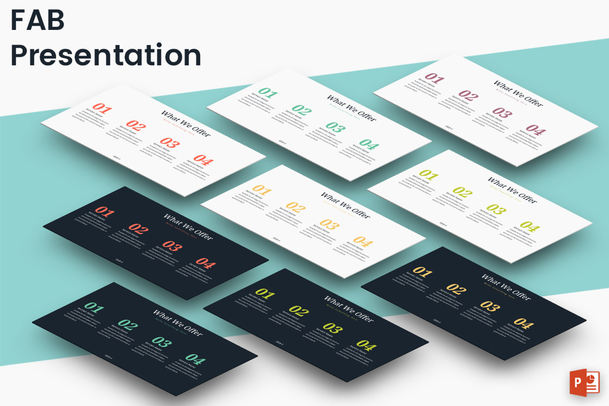 FAB - Powerpoint Template, a Presentation Template by inspirasign