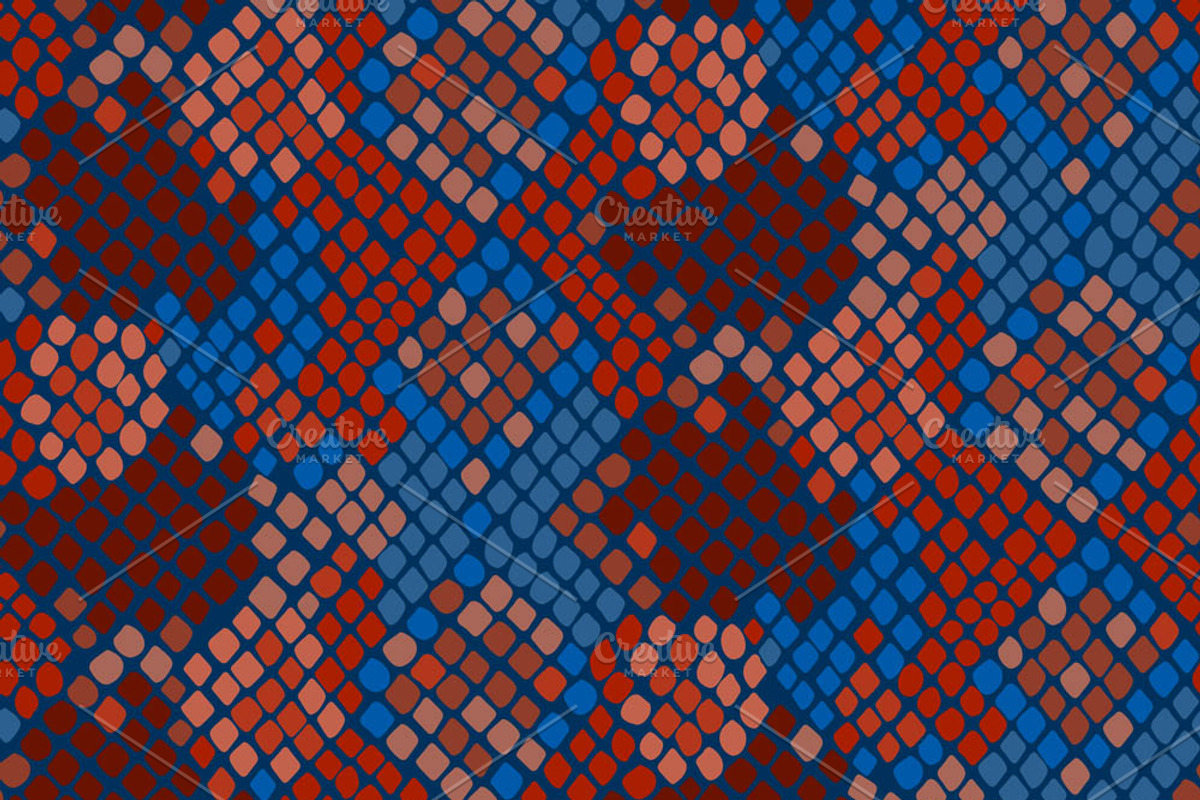 Snake Skin seamless pattern set, a Pattern Graphic by Milky April