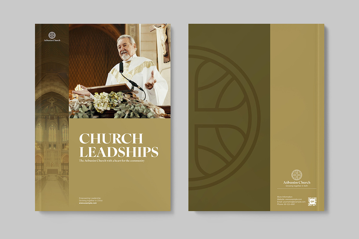 Church Leadership Brochure Template, a Brochure Template by BrandPacks