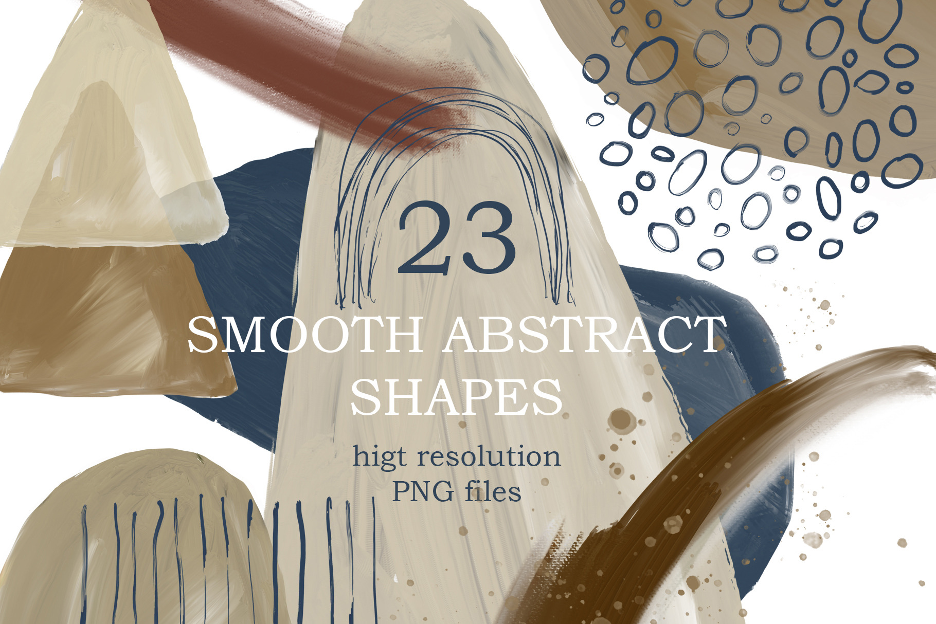 Modern abstract shapes