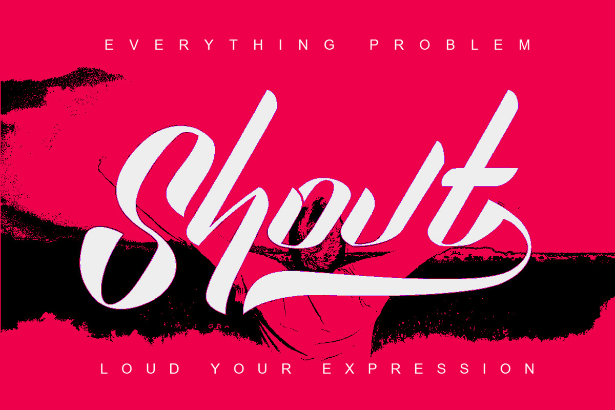 Sexy Shout, a Script Font by FHFont