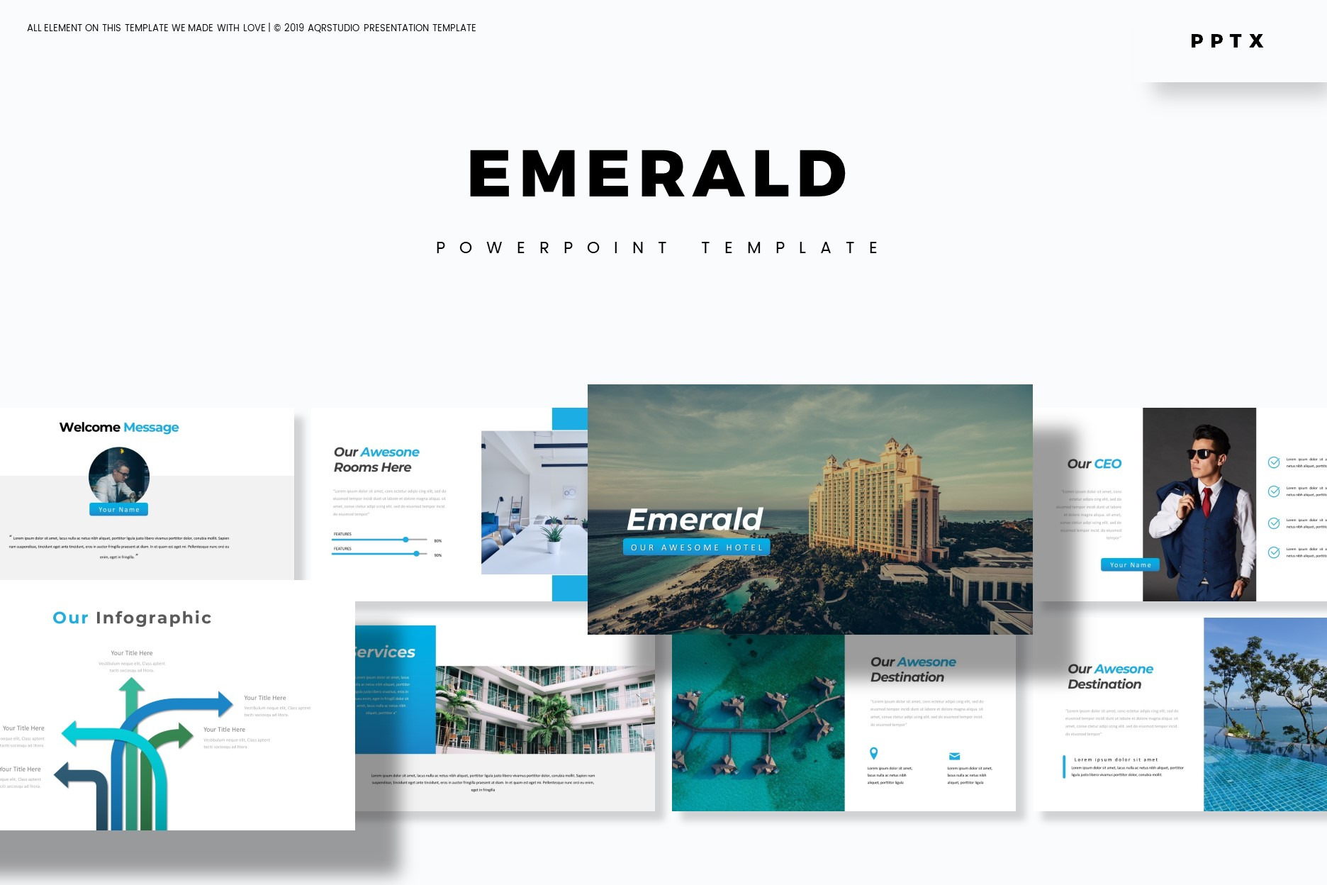 Emerald - Powerpoint Template, a Presentation Template by AQR Studio ...