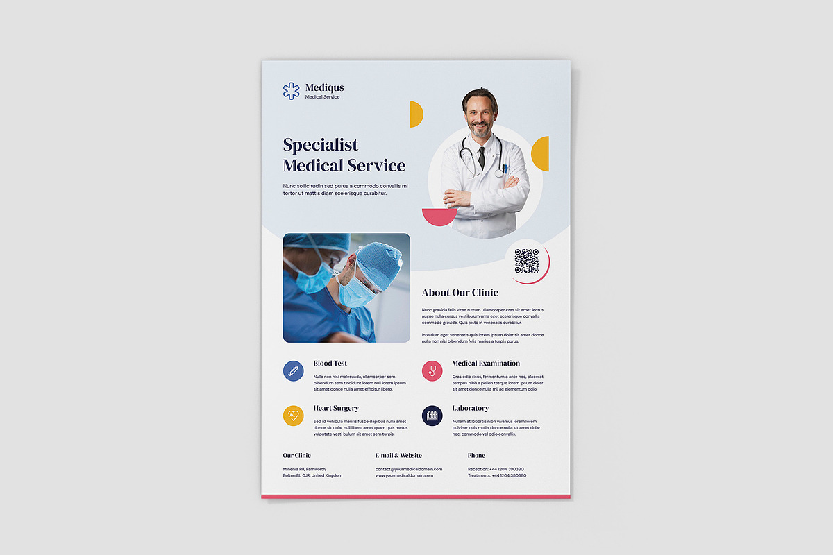 Medical Services Flyer Print Template
