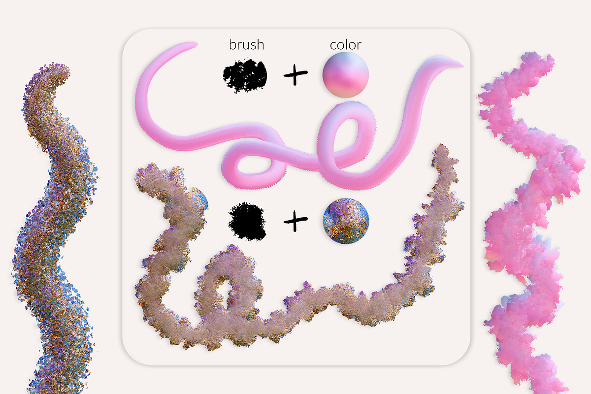 Cartoon Brushes for Photoshop, a Brush Add-On by FaeryDesign