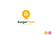 Burger Point Fast Food Logo Template, a Branding & Logo Template by ...