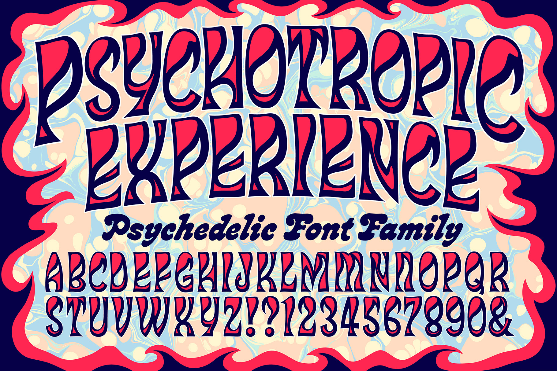 Psychotropic Experience Font Family, a Font by Mysterylab Designs
