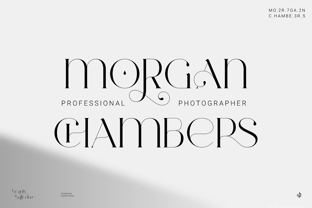 Beauty Ballerina, a Serif Font by Aluyeah Studio