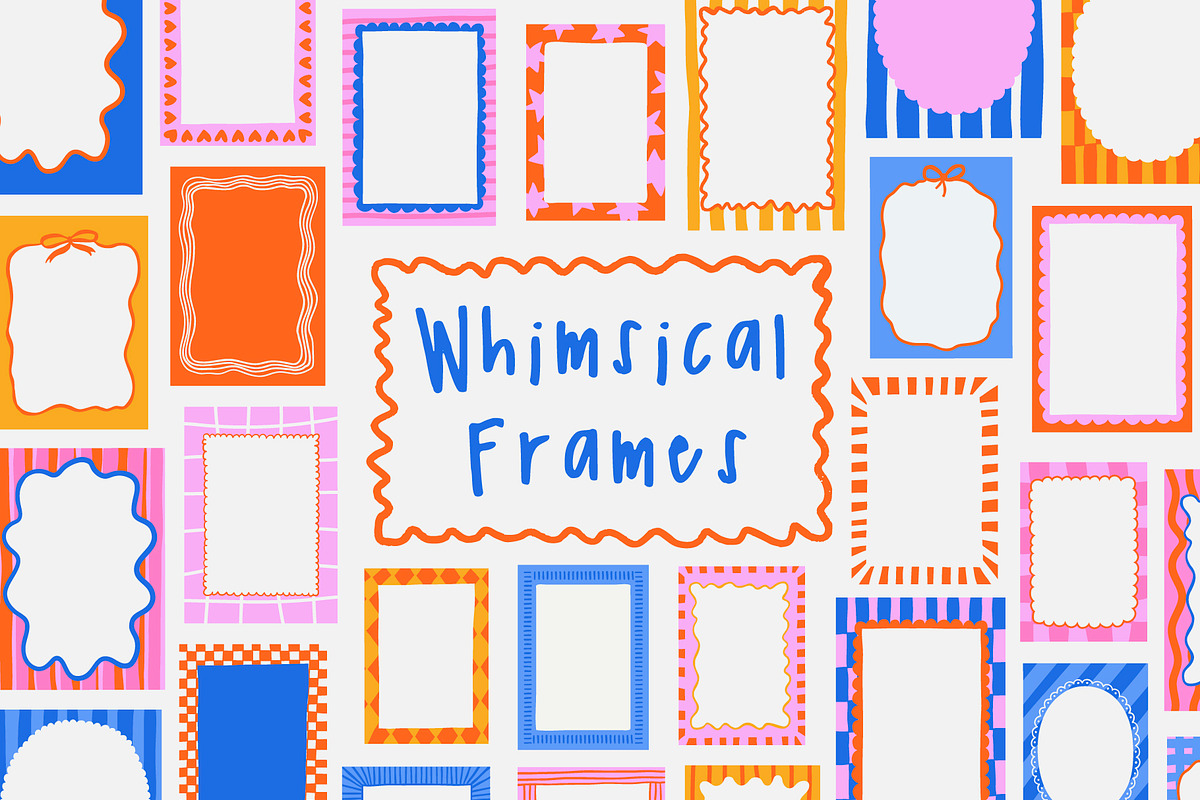 WHIMSICAL FRAMES, an Object Graphic by Bosotochka♥Art