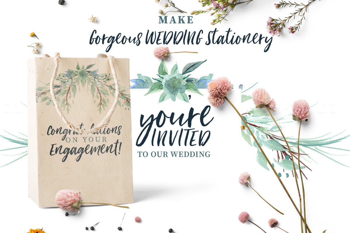 Loving Saskia Font & Graphics Bundle, a Script Font by Creativeqube Design