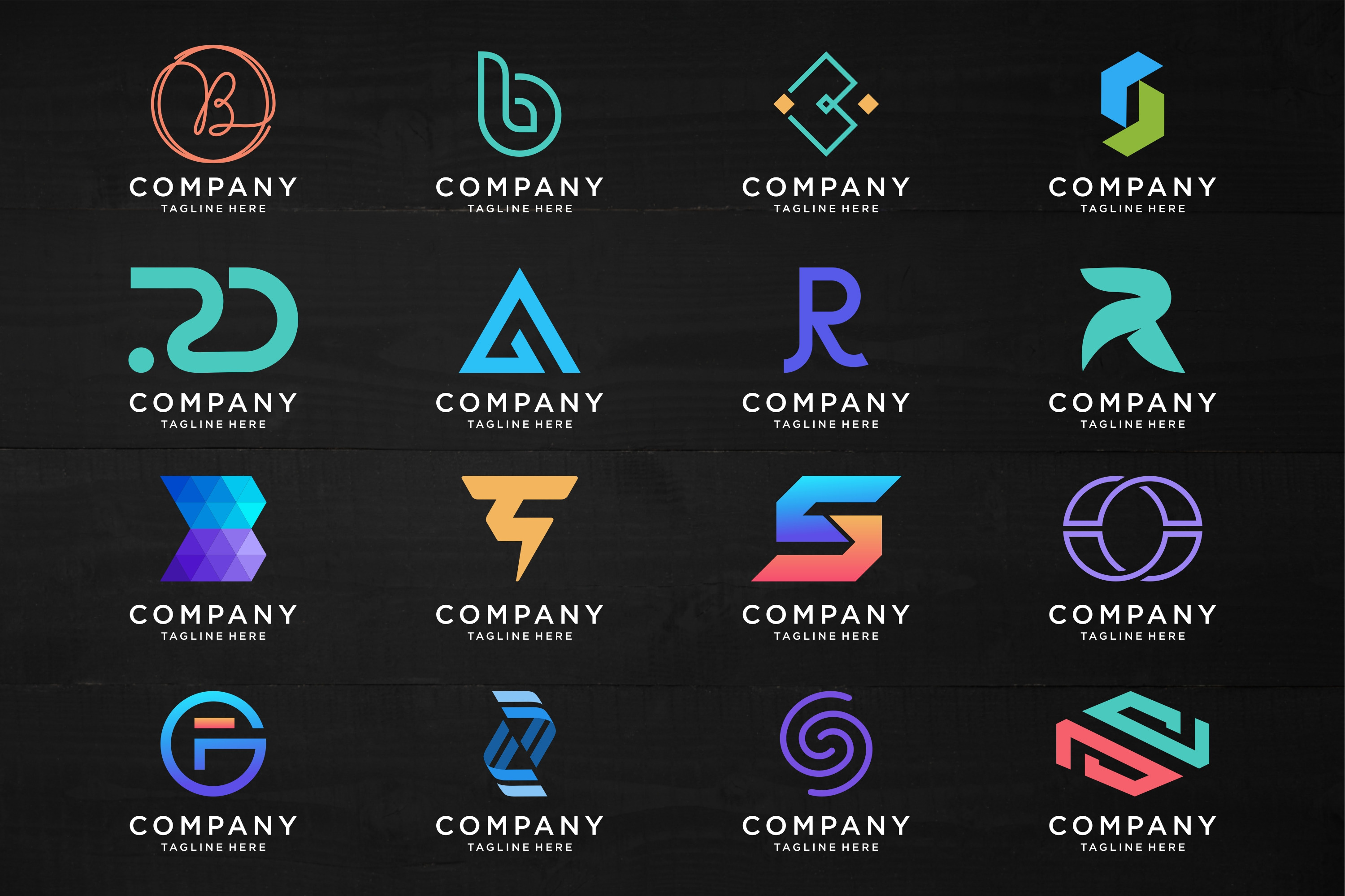 monogram logo design - SVG file, a Branding & Logo Template by BARONSTD