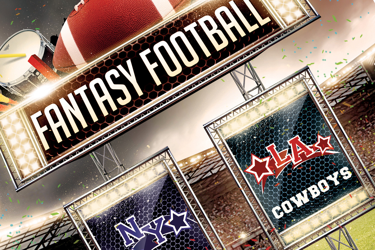 Fantasy Football Game Flyer Template, a Flyer Template by SNIPESCIENTIST