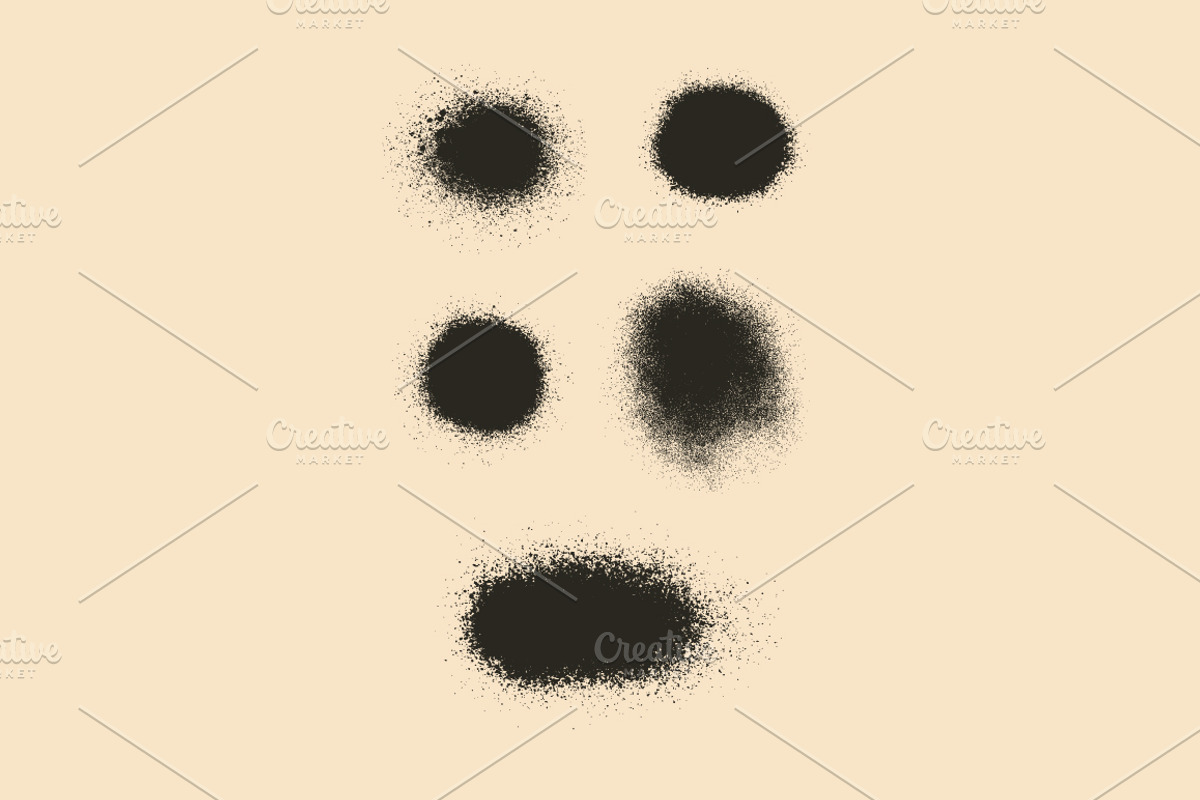 Vector set of splash textures., a Texture Graphic by PoPaShop
