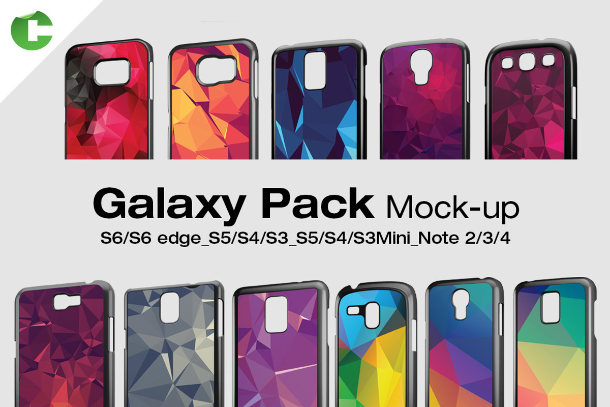 Galaxy Pack - 2d Case Mock-Up, a Product Mockup by Colatudo Store
