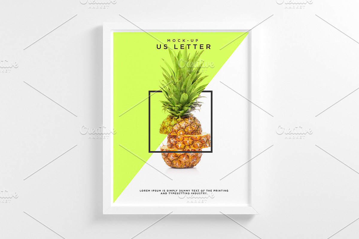 Us Letter Flyer Mockup, a Print Template by AlkStudio | Creative Market