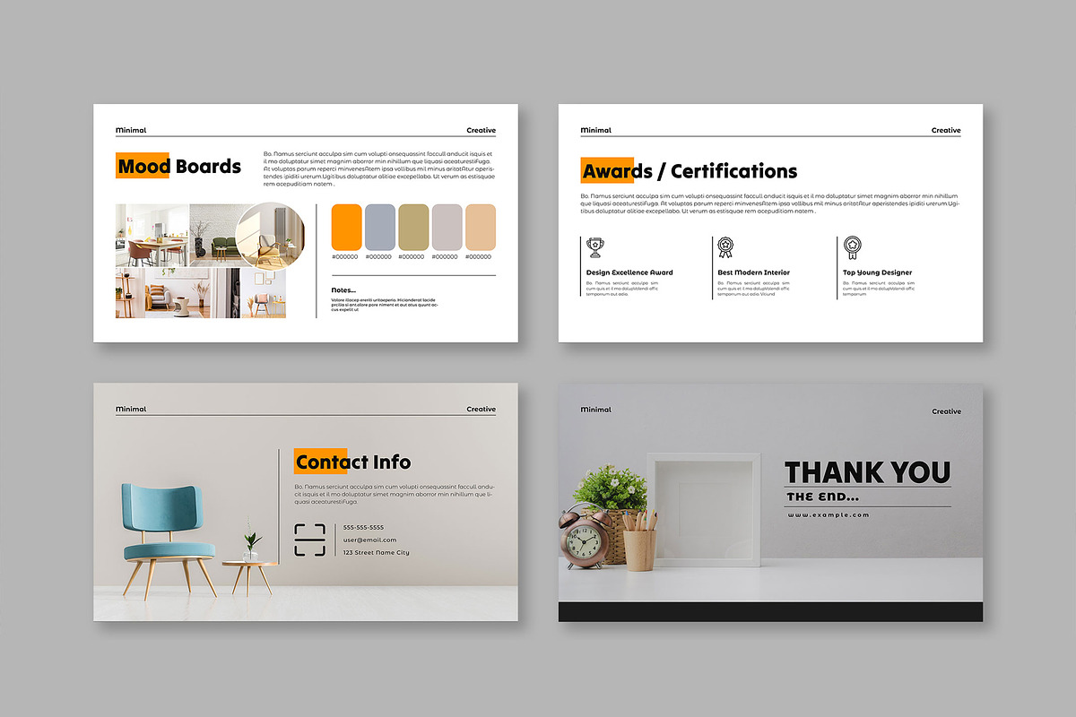 Portfolio Presentation Template
