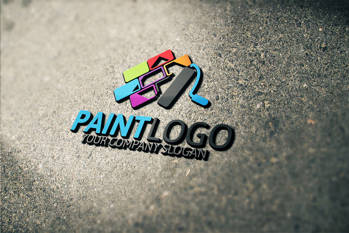 Paint Logo, a Branding & Logo Template by Josuf Media