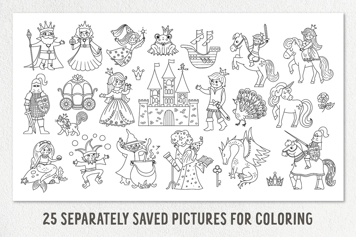 Magic Kingdom coloring games, an Education Illustration by Lexi Claus