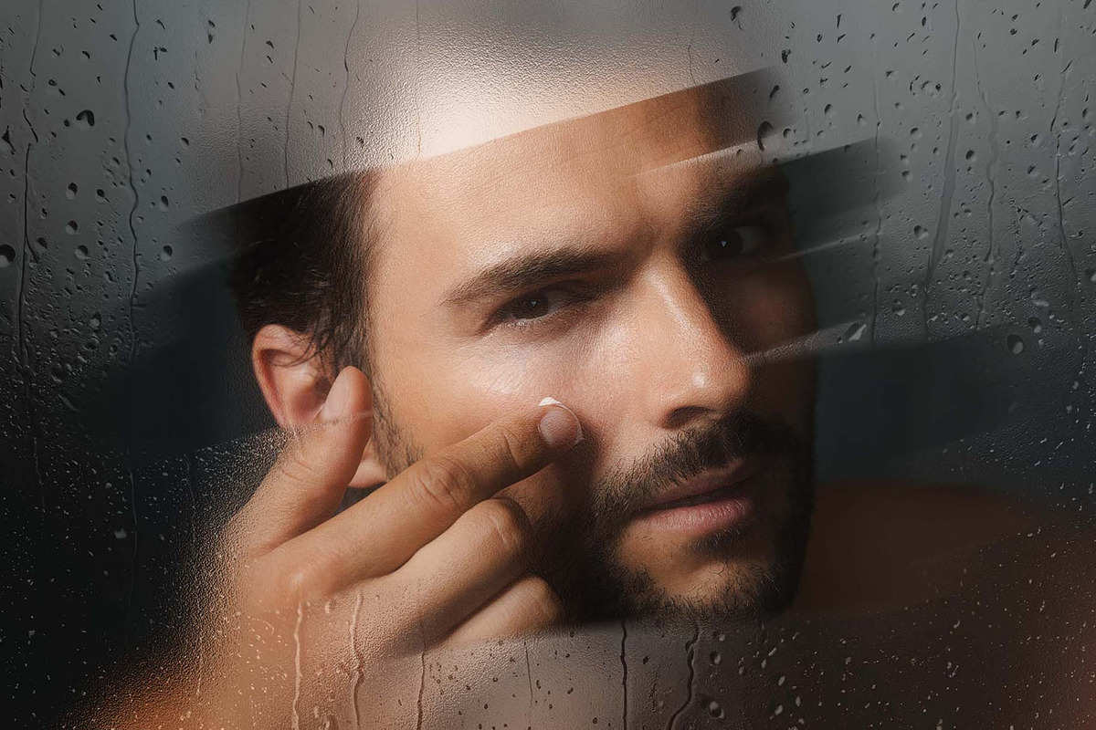 Steamed Glass Photo Effect Template, a Texture Graphic by DesignerCandies