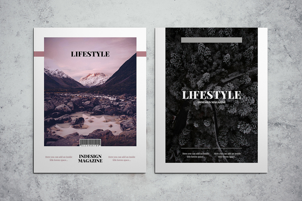 Lifestyle Magazine Indesign Template, a Magazine Template by Luuqas Design