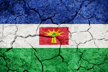 Vargas State flag, an Abstract Photo by Grafvision photography