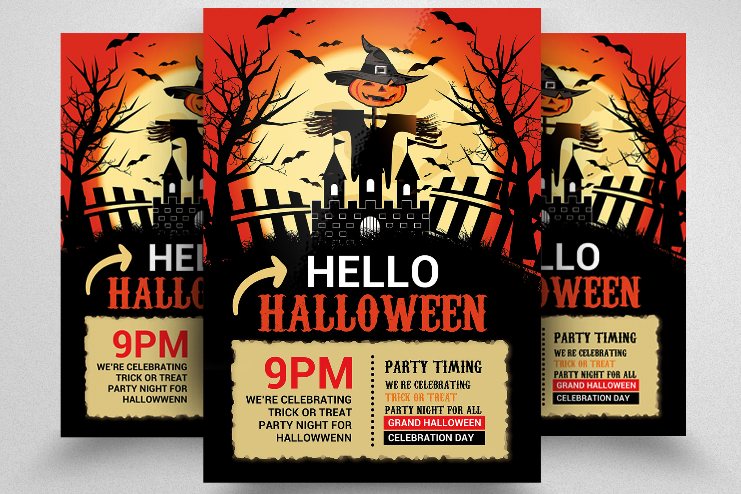 Halloween Flyers, a Flyer Template by Business Flyers