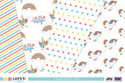 Unicorn Digital Paper Pack