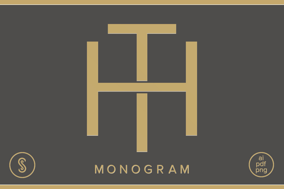 HT Monogram TH Monogram, a Branding & Logo Template by Shuler Studio ...