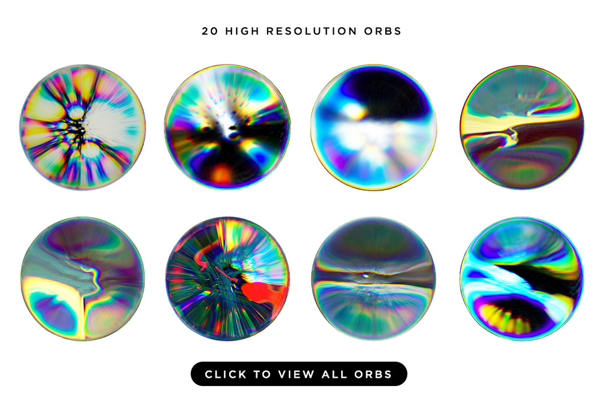 ORBS + Poster Template, a Texture Graphic by RuleByArt