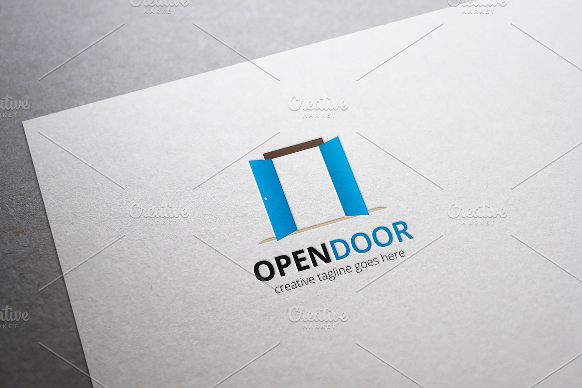 Open Door Logo, a Branding & Logo Template by XpertgraphicD