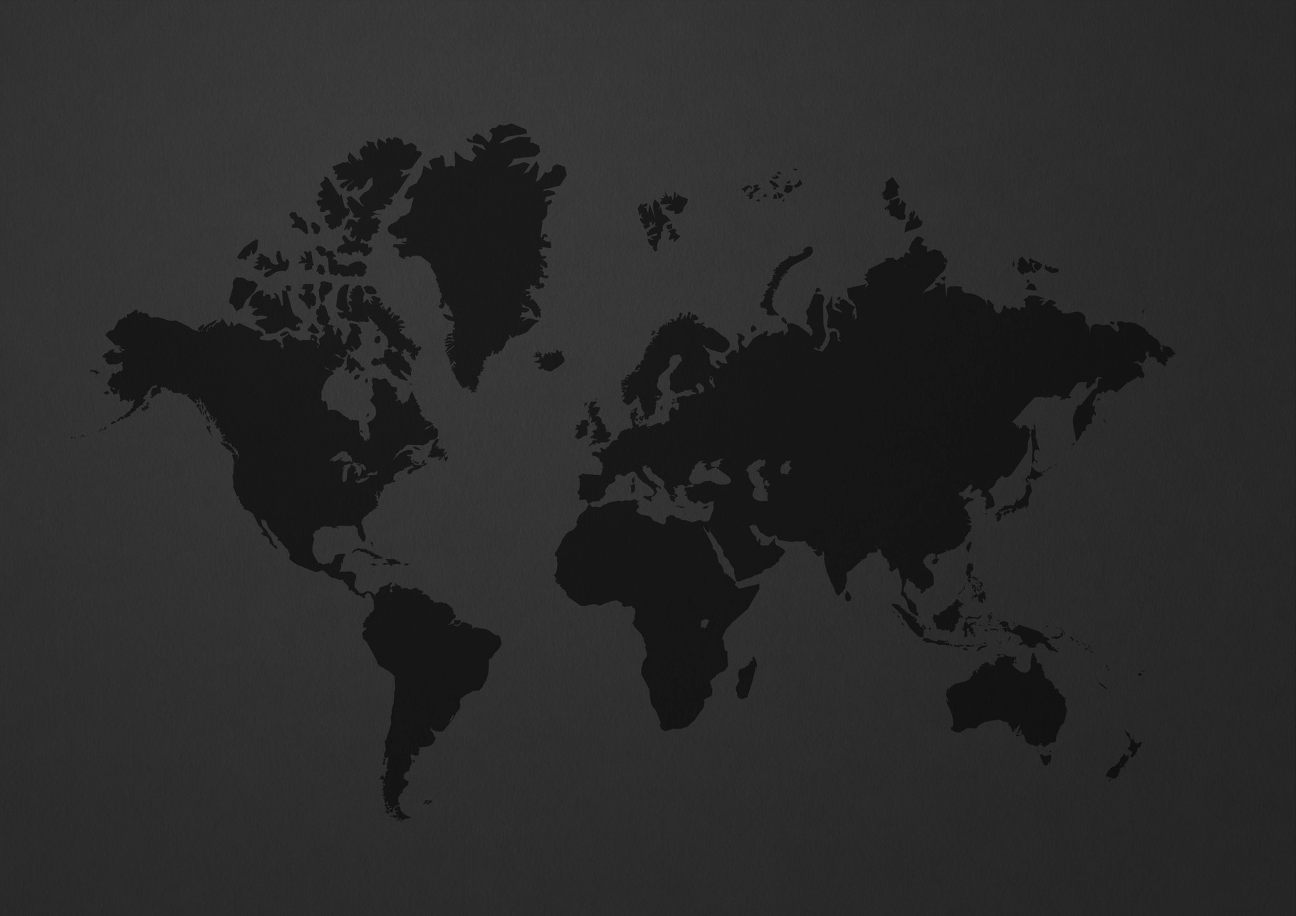 World map on black wall background | Transportation Stock Photos ...