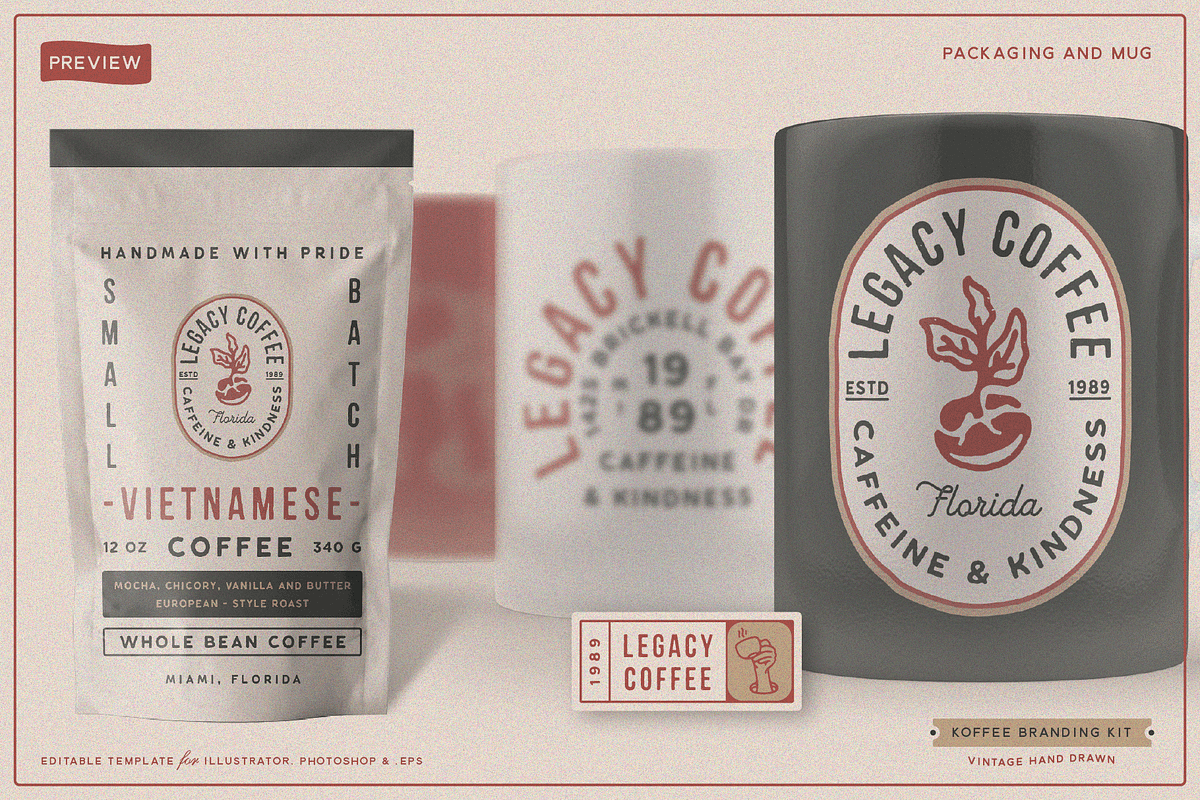 Koffee Branding Kit, a Branding & Logo Template by Refolve Design