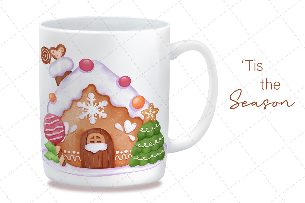 Christmas Ginger Bread House Clipart