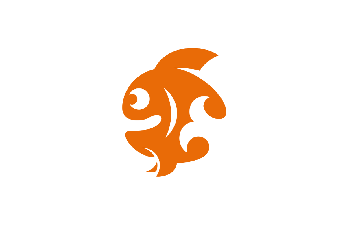 Happy Fish Logo, a Branding & Logo Template by Metrolinevision