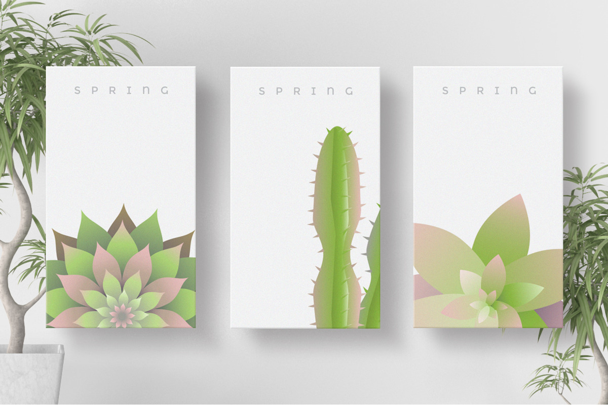 Spring business card templates, a Business Card Template by Polar Vectors