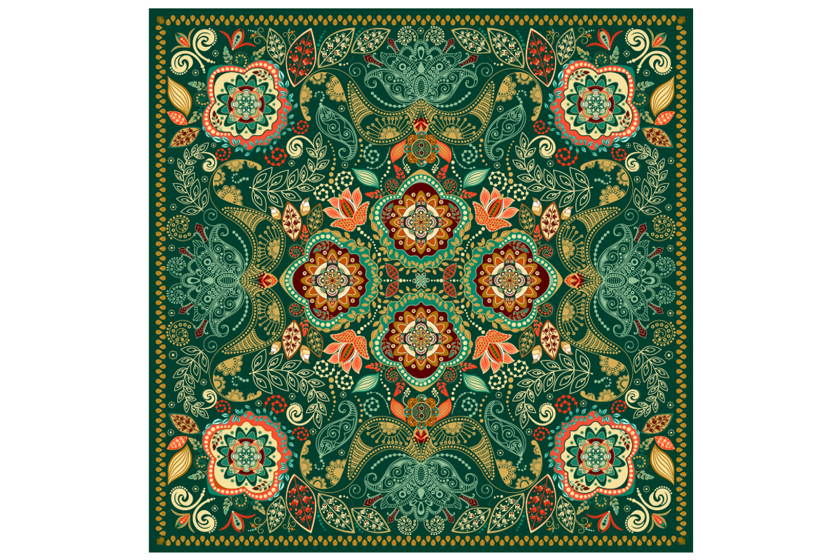 2 Ornamental Square Design, a Pattern Graphic by Sunny_Lion | Creative ...