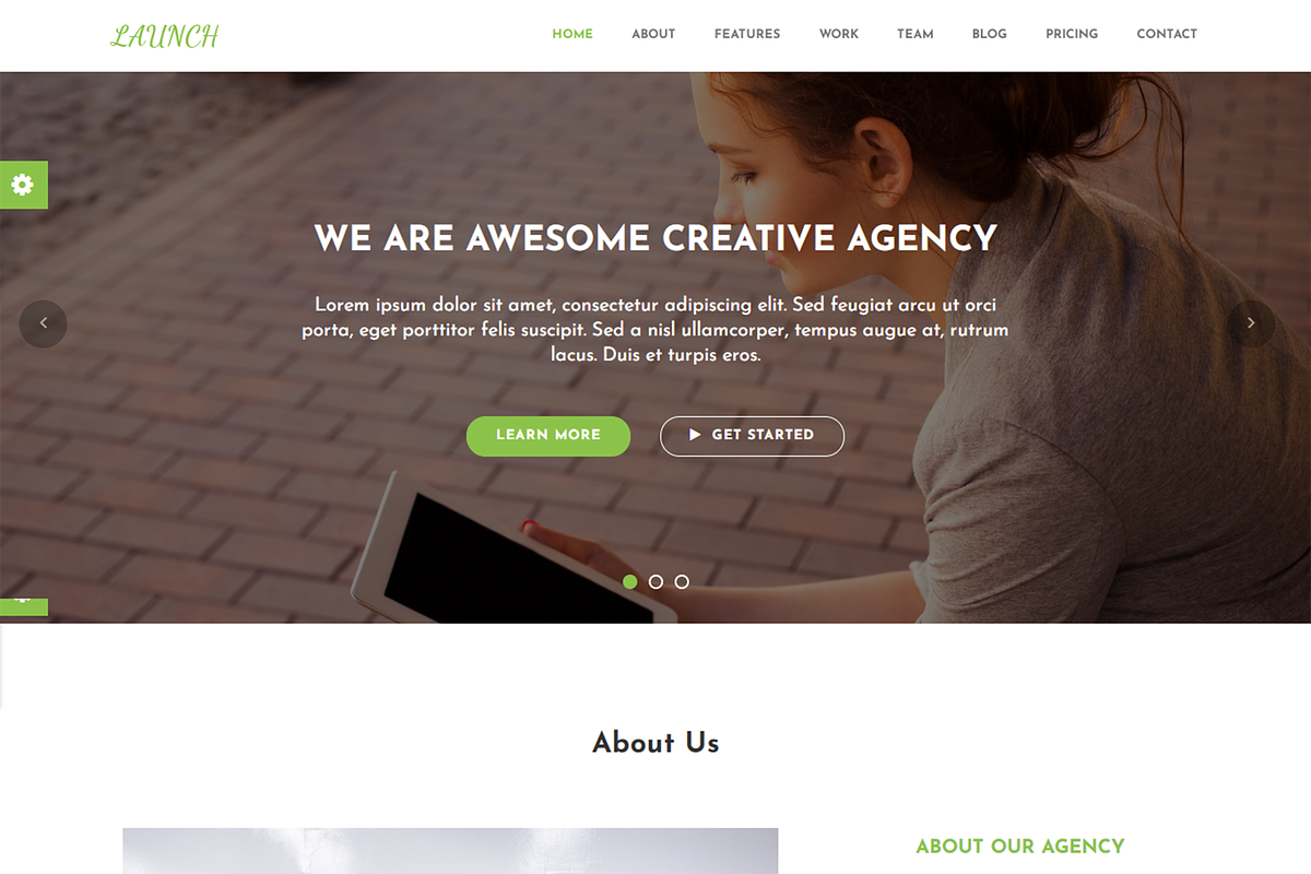 Corporate Business Website Theme | Creative Market