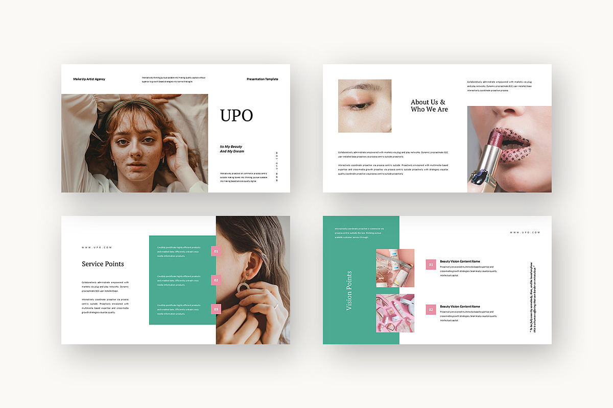 Upo : MUA Profile Google Slides