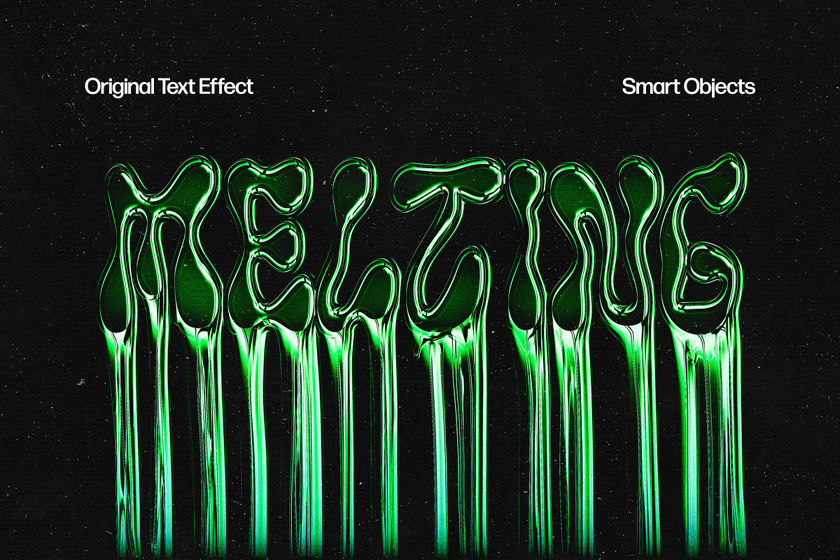 Melted Plasma Text Effect, a Layer Style Add-On by Design Squad