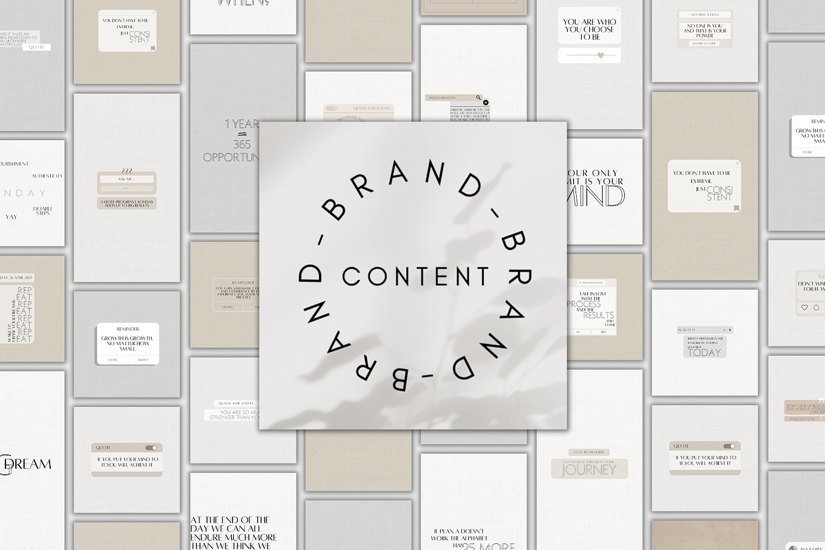 Quotes for Instagram Canva Quote Kit, a Social Media Template by ...