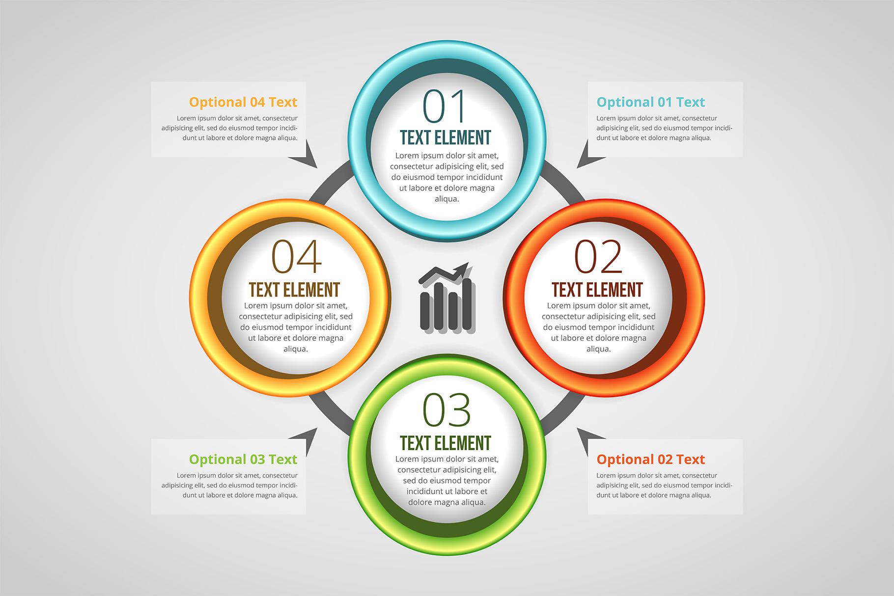 Top Down Ring Infographic, a Templates & Theme by h.utomo