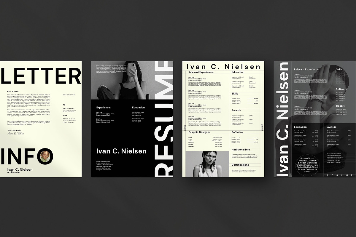CV | Resume Kit Template, a Resume Template by Studio Industry
