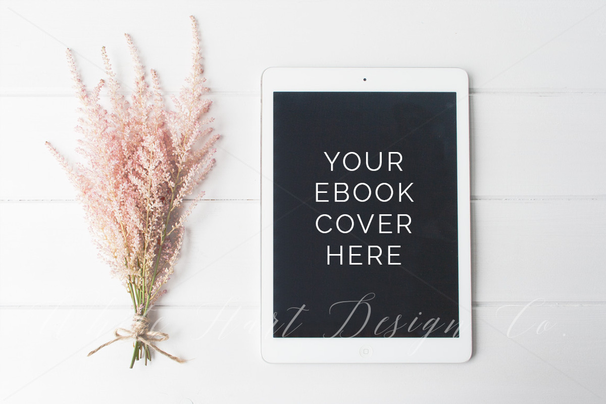 Floral iPad mockup - PSD/Jpeg, an iPad Mockup by White Hart Co ...