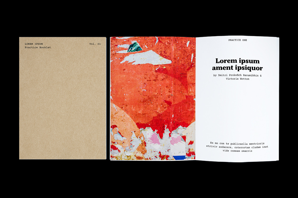 Practice Booklet | Creative Market
